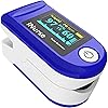 Fingertip Pulse oximeter fingertip with Plethysmograph and Perfusion Index, Portable Blood ...