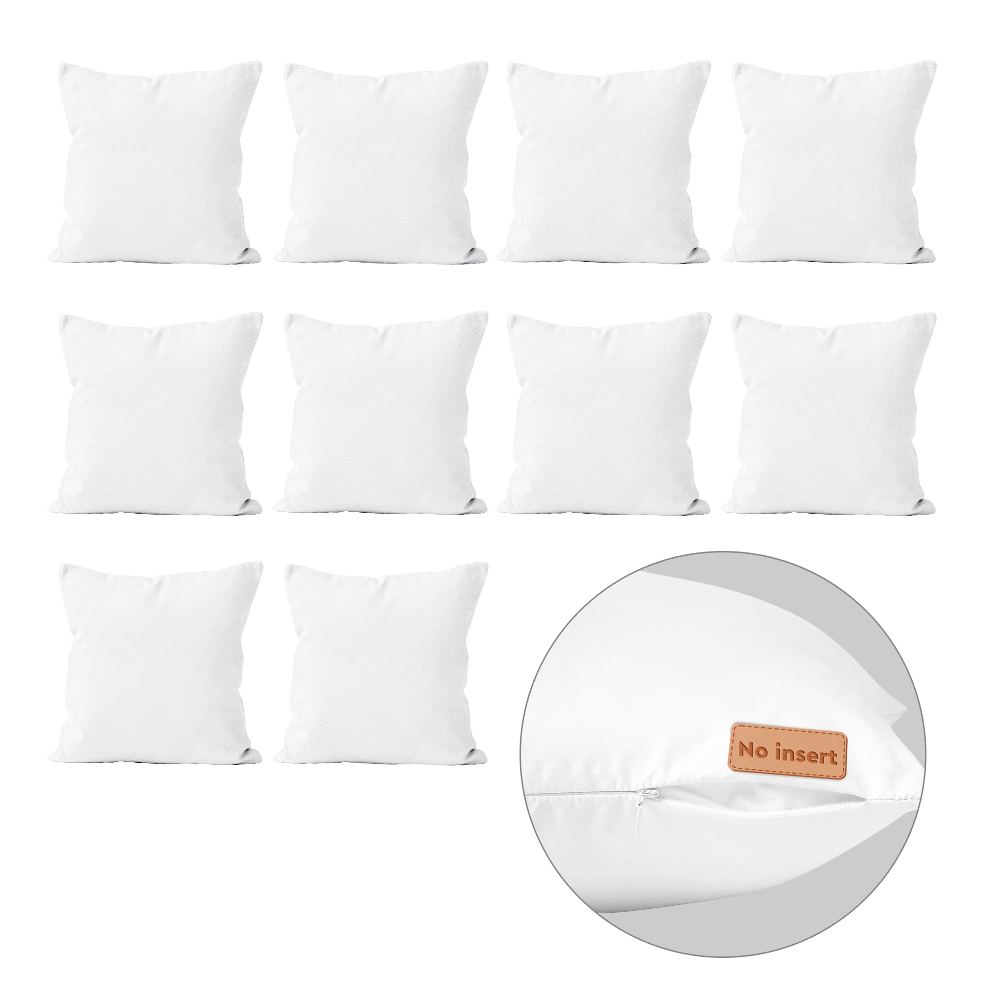 Encasa Homes Throw Pillow Covers Only (No Insert) (18x18) - Sublimation ...