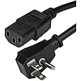 Amazon.com: StarTech.com 10ft (3m) Computer Power Cord, Flat NEMA 5-15P to C13, 10A 125V, 18AWG ...
