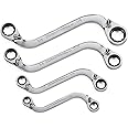 GEARWRENCH 4 Pc. 12 Pt. Reversible S-Shape Double Box Ratcheting Wrench ...