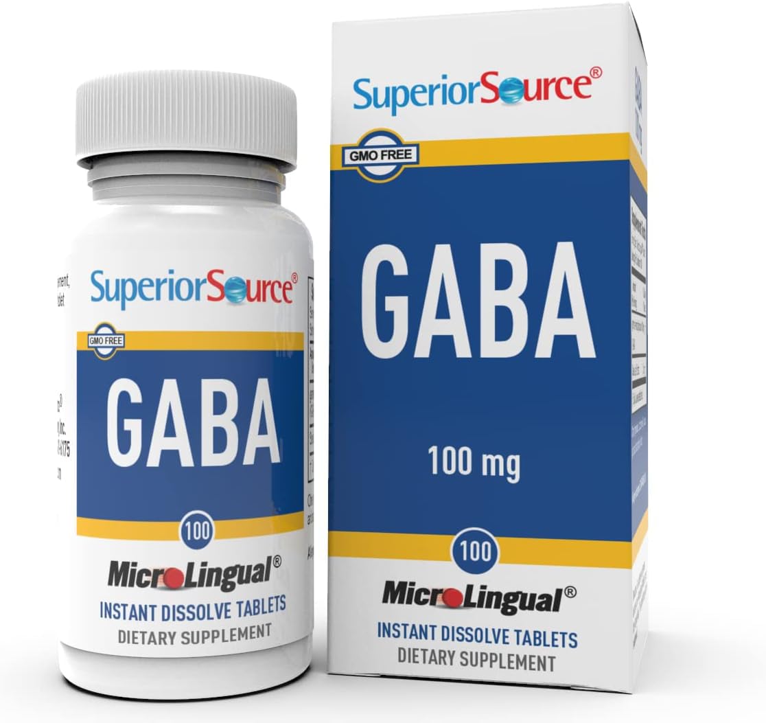 Mua Superior Source GABA 100 mg, Quick Dissolve MicroLingual Tablets ...