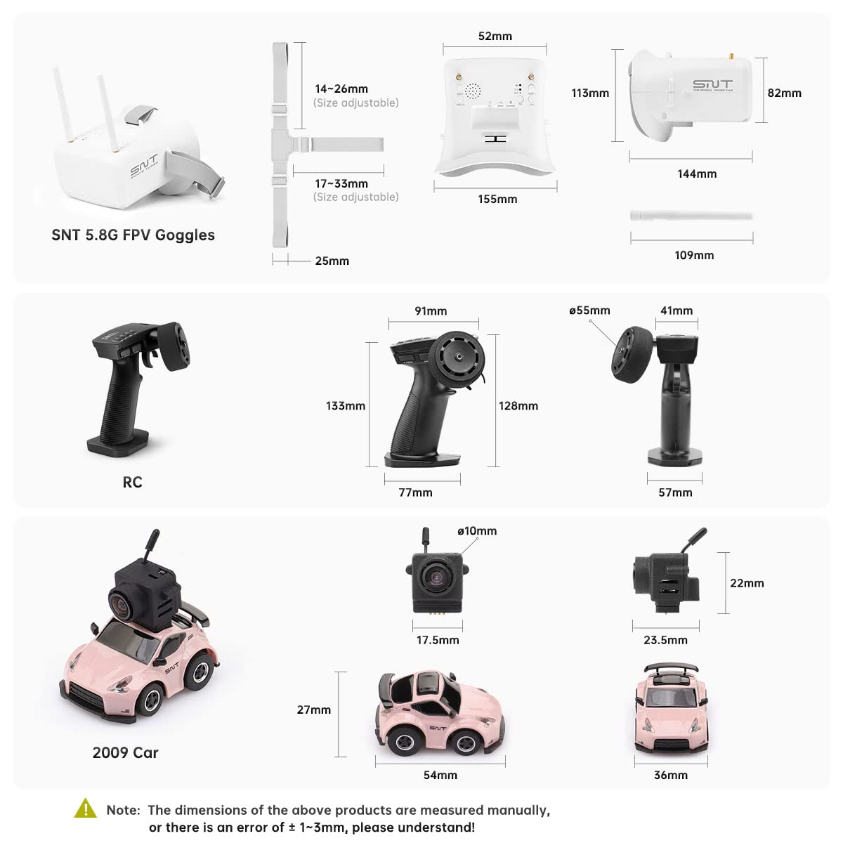 Mua SNICLO RC Car 2009 Remote Control Car with HD FPV Camera and FPV ...
