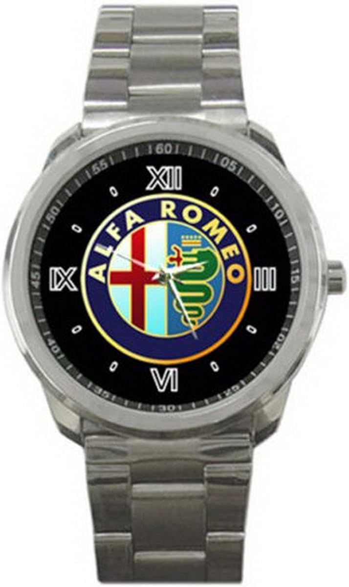 Ada013 Neuf Alfa Romeo Sport en métal Montre: Amazon.fr: Montres