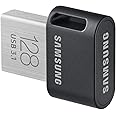 Amazon.com: SAMSUNG FIT Plus 3.1 USB Flash Drive, 128GB, 400MB/s, Plug ...