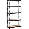 Amazon.com: HOMEDANT 5-tier Metal Shelving Unit Adjustable Garage ...