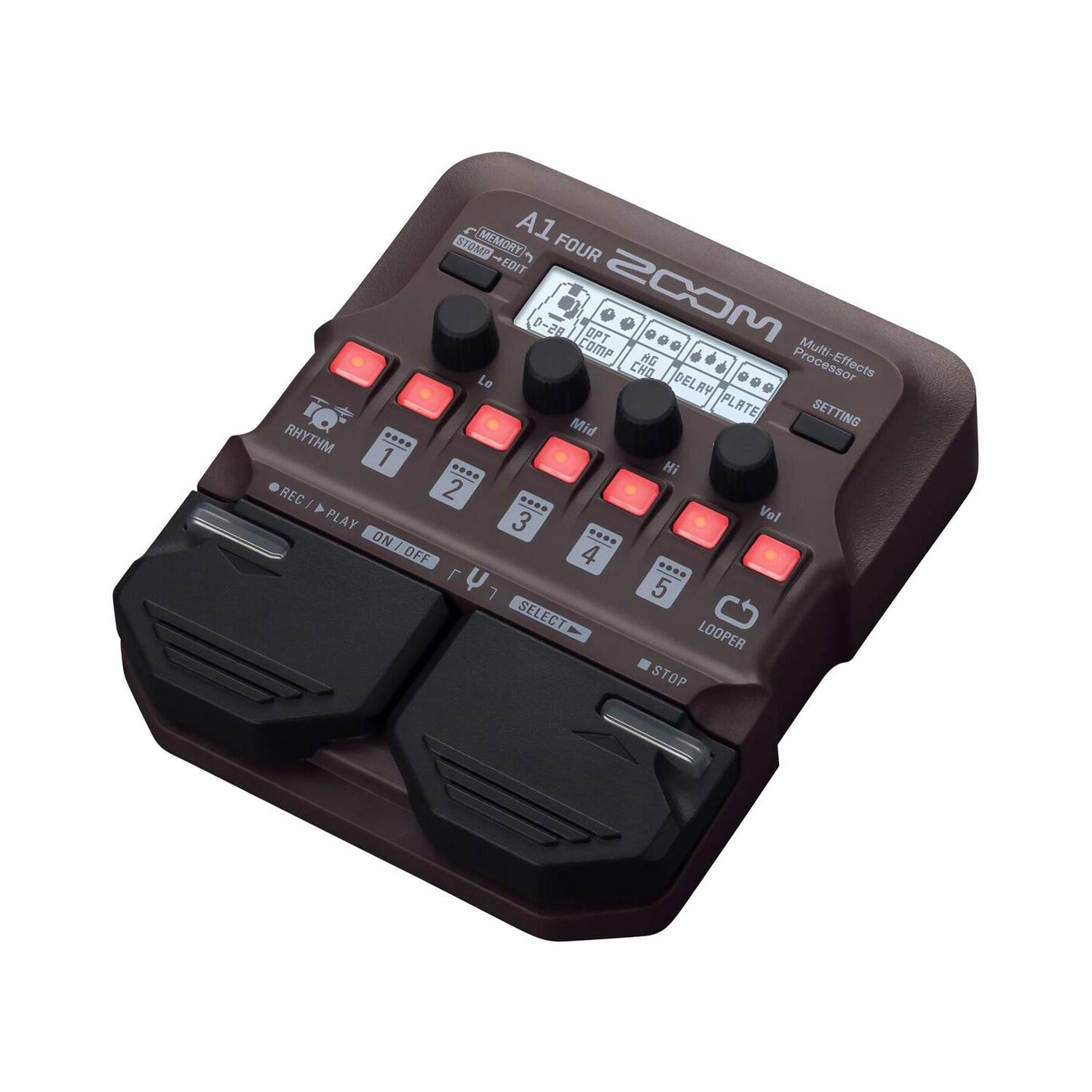 ZOOM Multi Effect Processor A1 Four Effects Processors Multieffects ...