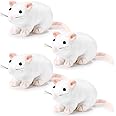 Amazon.com: Kasyat 4 Pcs Fake Rat Stuffed Animals 7 Inch Fake Mouse ...