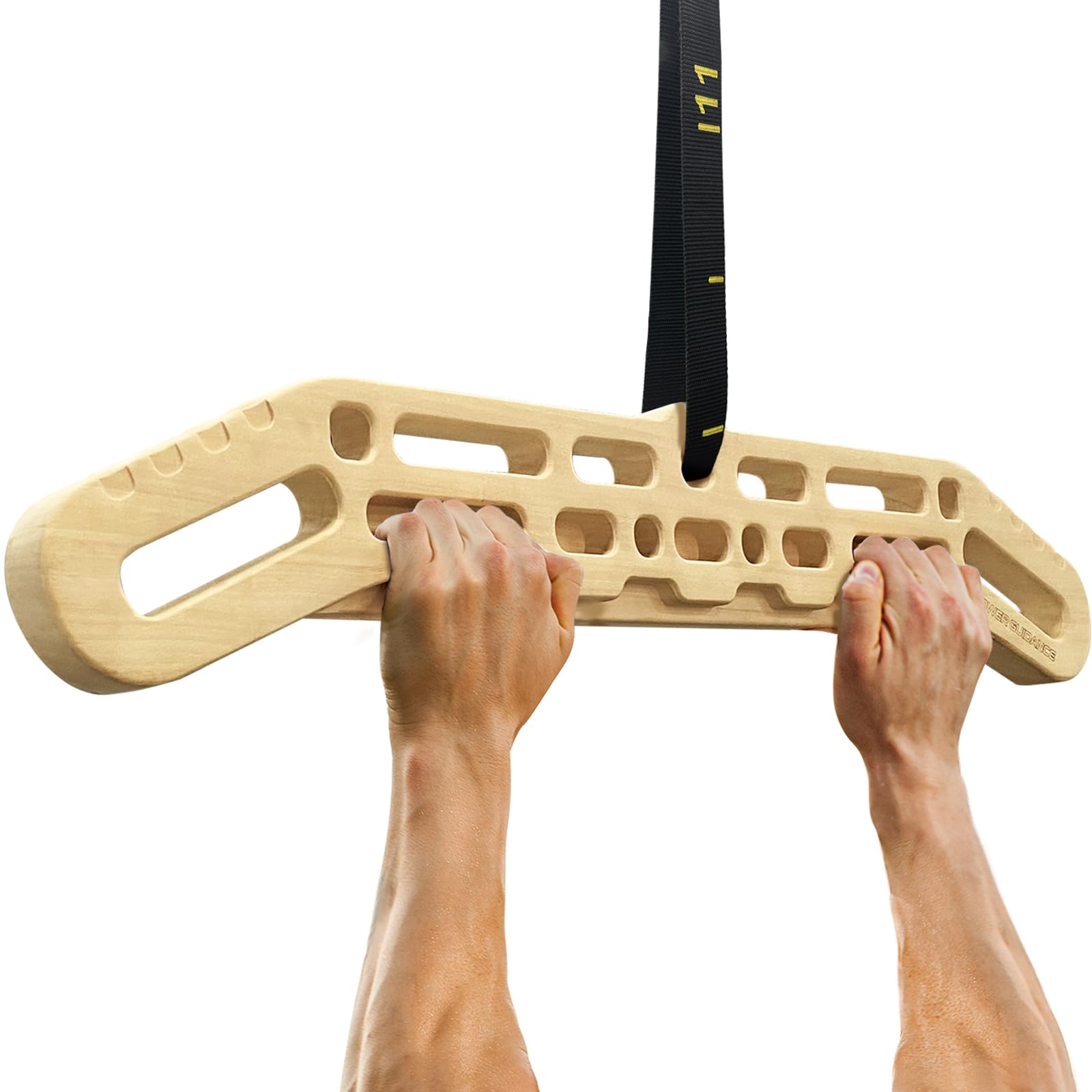 Mua POWER GUIDANCE Wooden Hangboard Portable Rock Climbing Hangboard ...