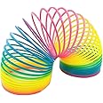 Amazon.com: Rainbow Coil Magic Spring Toy,Colorful Rainbow Neon Plastic ...