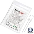 Amazon.com: CHANZON 100 pcs 5mm White LED Diode Lights (Clear Round ...