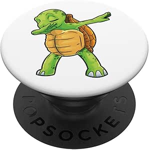 Amazon.com: Turtle Dabbing Cute Tortoise Meme Funny White Dab Dance ...