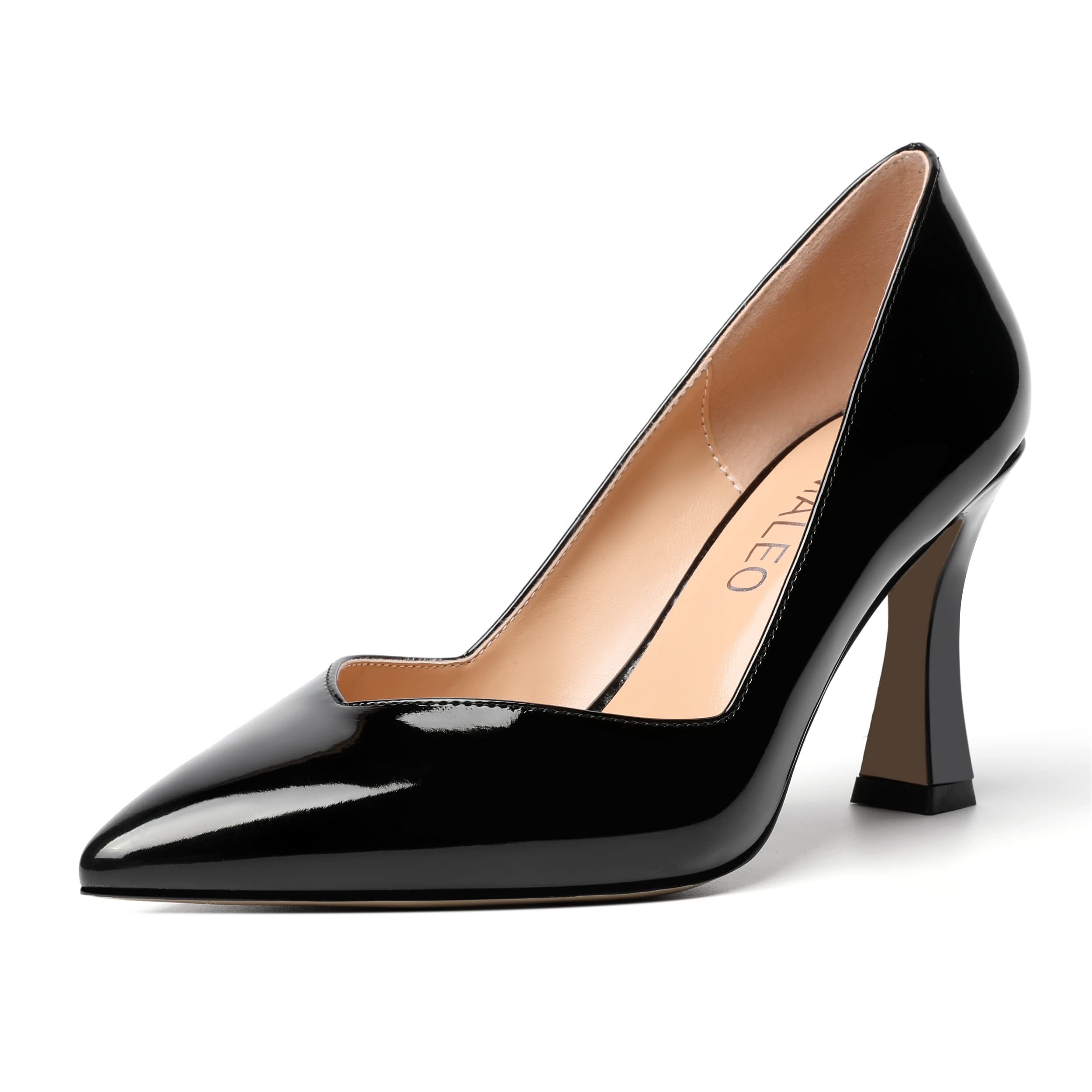 NUMALEO Women's Sexy Slip On Pointed Toe High Heel 3.3 Inch Evening ...