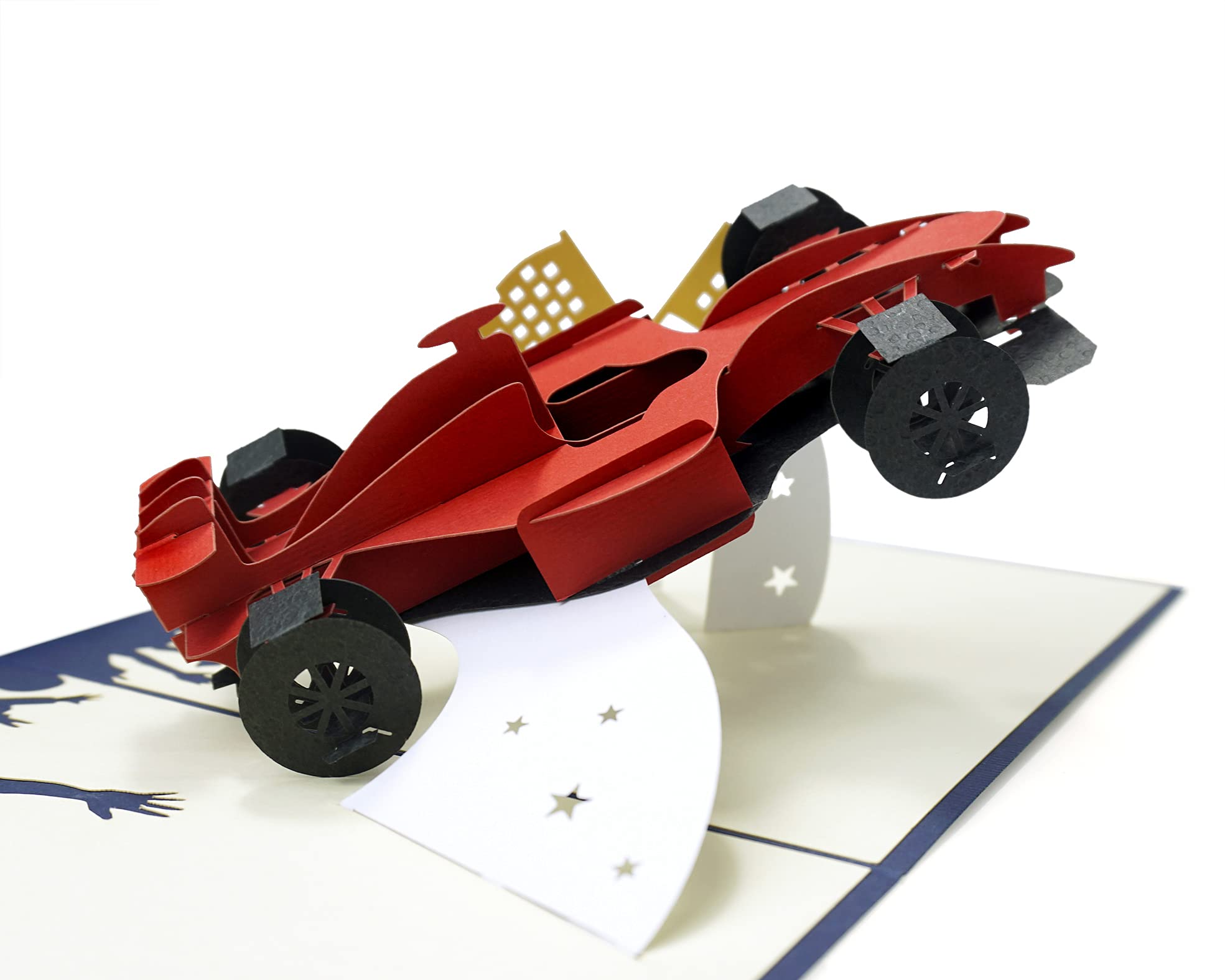 Mua Rykamia Race Car Pop Up Card, Blank Formula 1 Car Card With Envelop ...