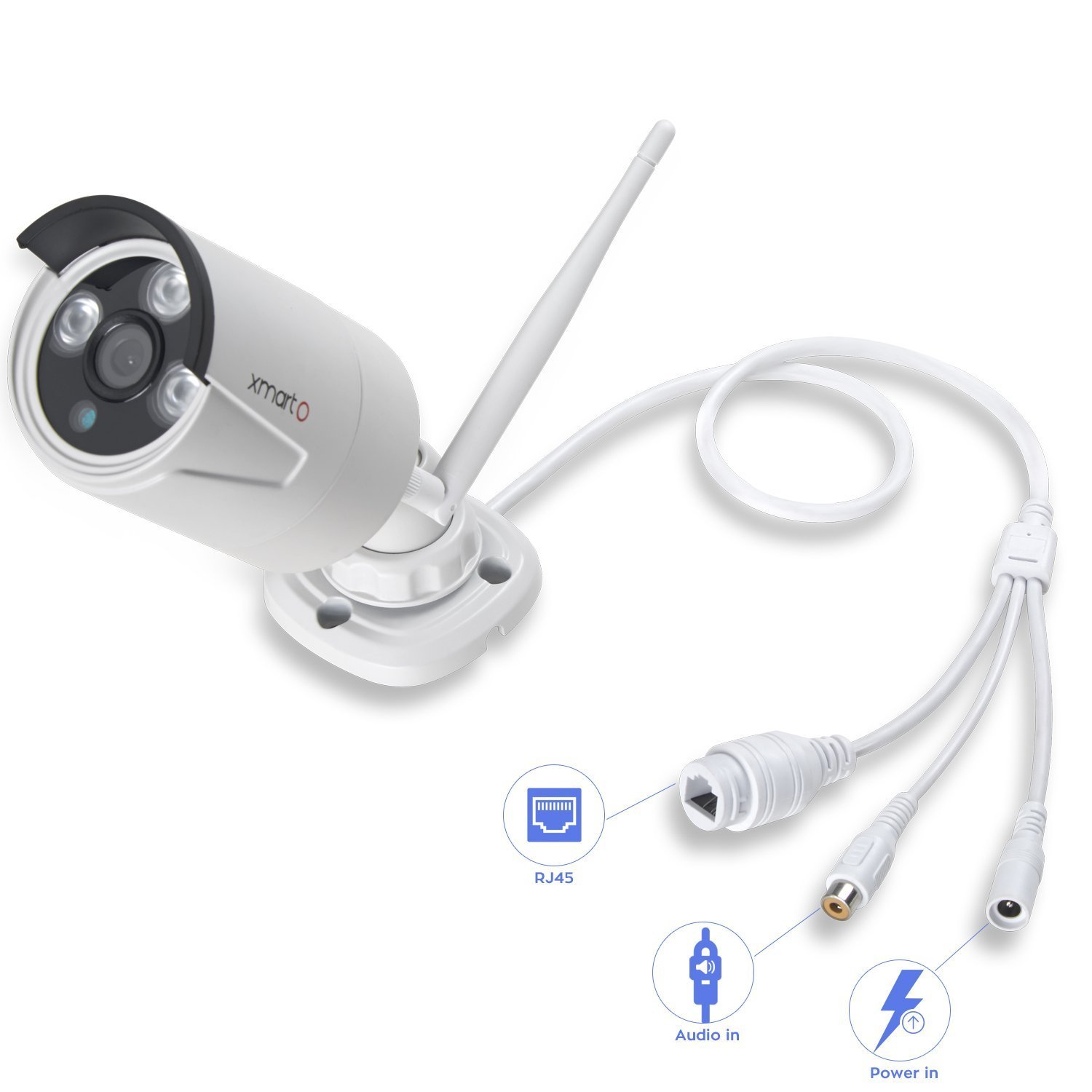 [960p 4mm & Audio Compatible] xmartO WB1324N Add-on 960p HD 1.3 Megapixel IP Network Wireless ...