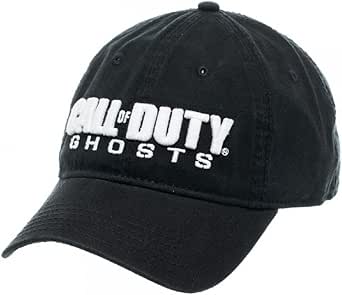 Amazon.com: Call of Duty Ghosts Logo Men's Black Adjustable Cap Hat ...