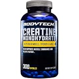 Amazon.com: BodyTech 100 Pure Creatine Monohydrate 2250 MG Supports ...