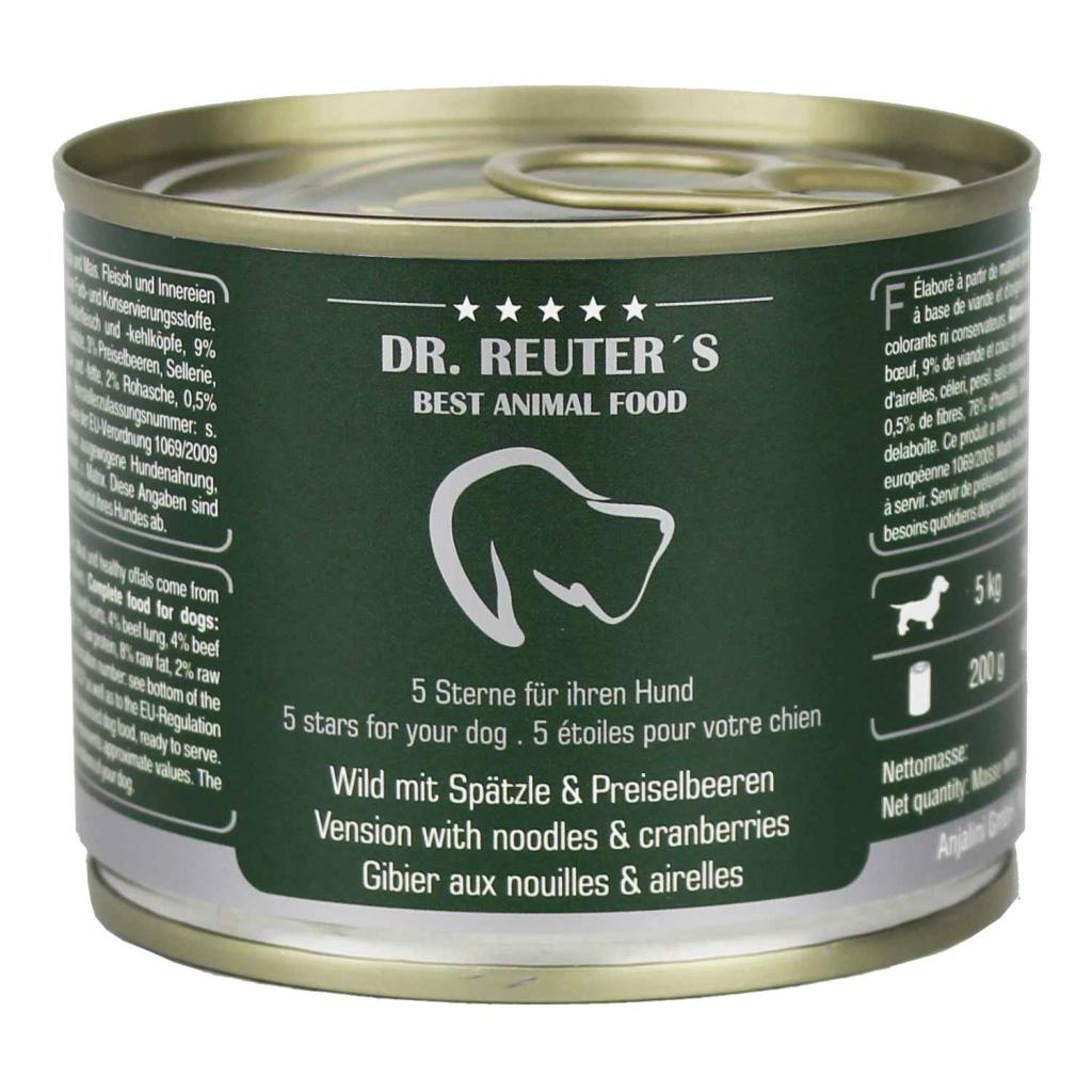 Dr. Reuter's Hundefutter Lamm mit Kartoffeln und Karotten, 6er Pack (6 ...