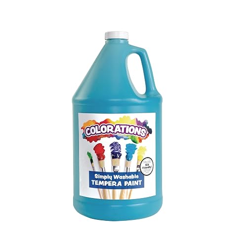 Colorations Paraben-Free Washable Tempera Paint for Kids - 1 Gallon ...