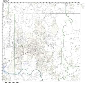 Amazon.com: Huntsville, AL ZIP Code Map Laminated: Home & Kitchen