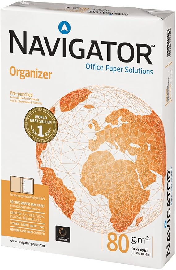 Navigator-ramette Papier A4 Navigator 500 Feuilles Perforées 4 Trous ...