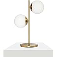 Brightech Sphere Table Lamp for Living Room, Mid-Century Modern ...