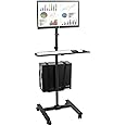 Amazon.com: Mount-It! Rolling Computer Cart, Mobile Workstation with ...
