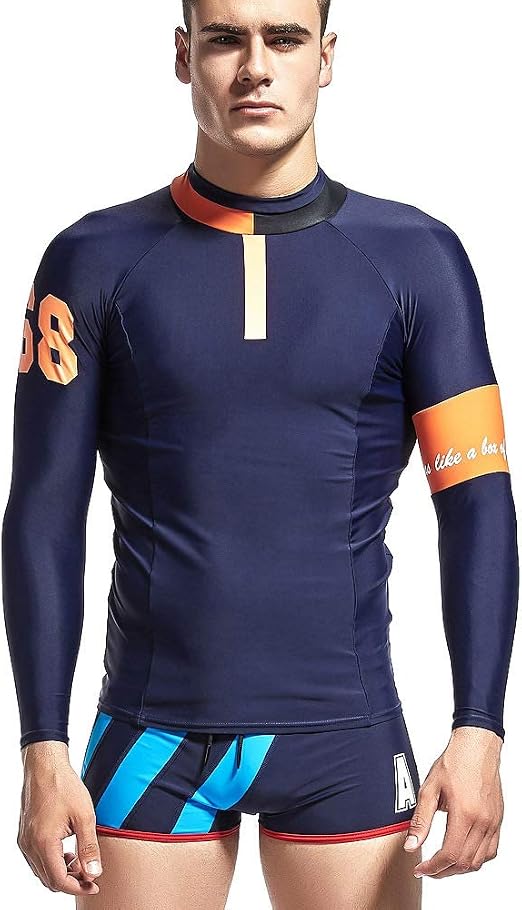 Lorata Traje de Baño Hombre Playeras Proteccion Solar de Natación UPF ...