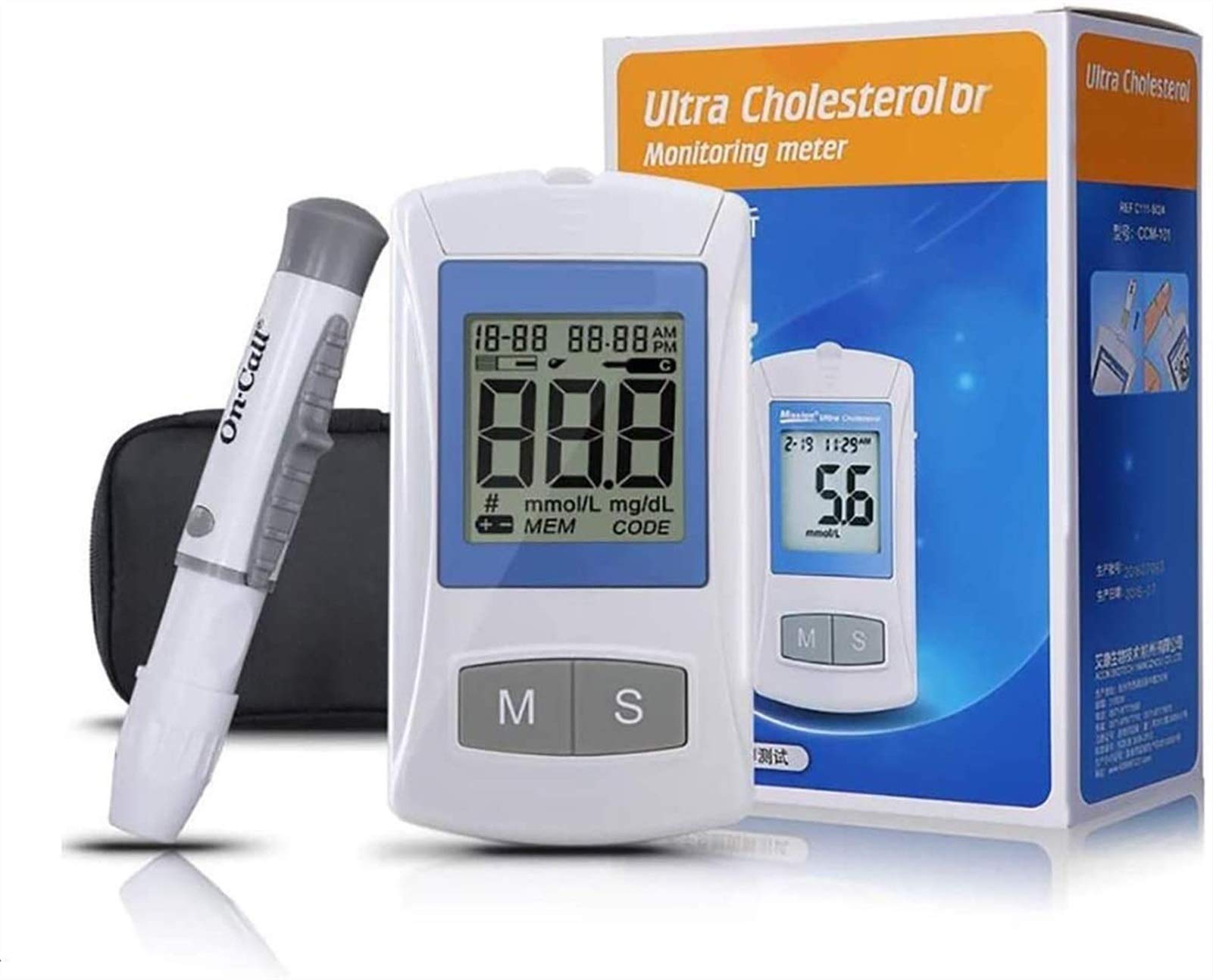 Buy FGHEYU 3 in 1 Blood Glucose Meter Blood Lipid Analyzer Home ...