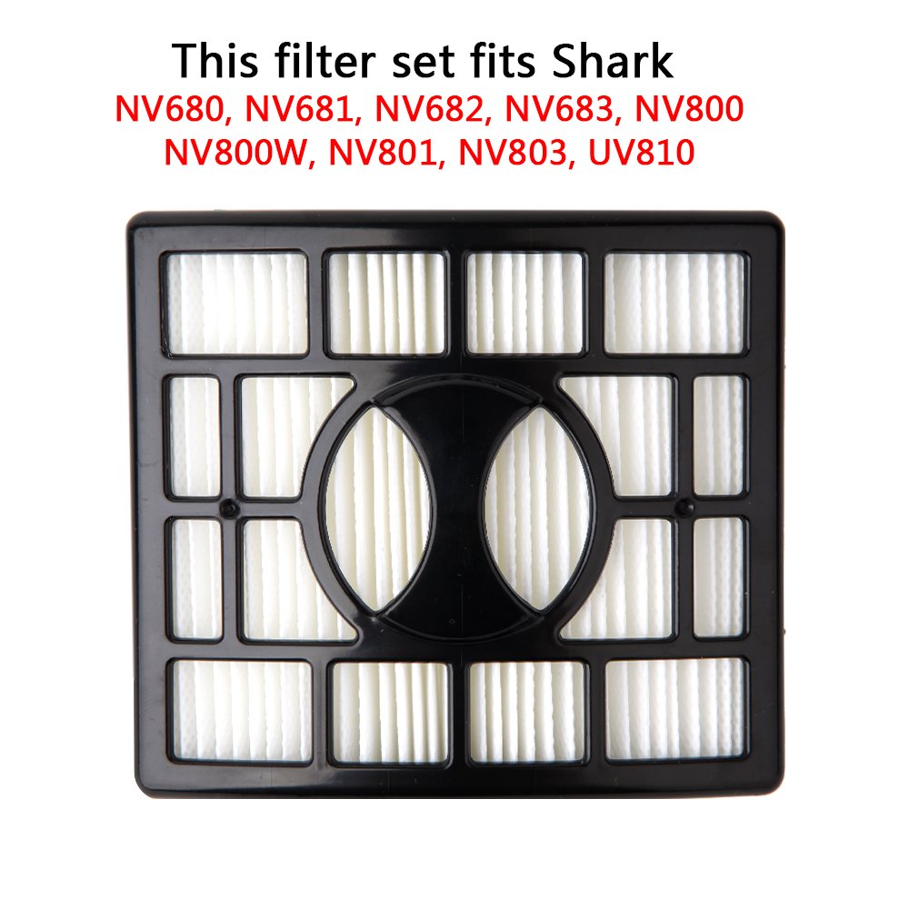 2x HEPA Filter Set for Shark Rotator Professional Lift-Away NV680 ...