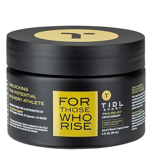 TIDL Cryotherapy Performance Cream - Advanced Pain Relief for Full Body ...