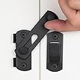 Amazon.com: INIRET 4 Packs Barn Door Latches，2.75” x 2.02” Matte Black Stainless Steel barn gate ...