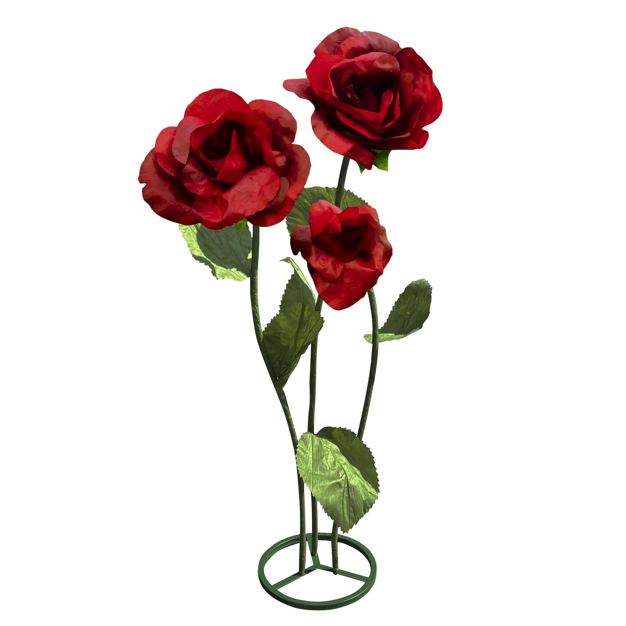 ASDFG Giant Artificial Flower for Decoration, 3 Pcs Handmade Artificial ...