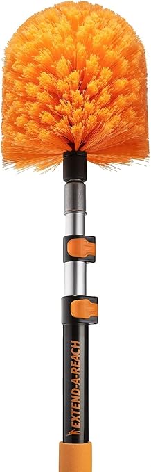 5-13 ft Cobweb Duster with Extension Pole // 20 Foot High Reach Spider ...