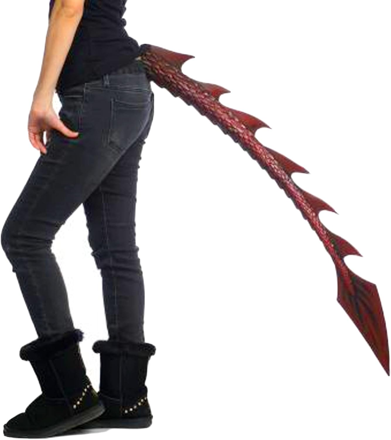 Amazon.com: Red Dragon Tail Devil Adult Halloween Costume Accessory: Clothing