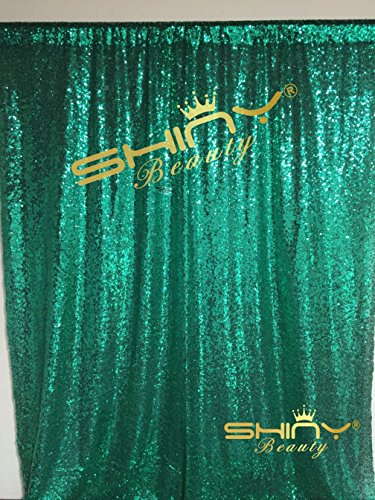 Buy ShiDianYi 6FTX6FT-SEQUIN BACKDROP-Green Sequin Photo Background ...