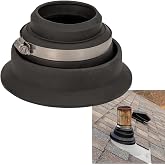 Roof Collar Repair Boot Vent Flashing - Fits 1.5"-2" Pipe, Made in The ...