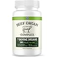 Amazon.com: Grassfed Beef Organs Supplement Complex, 7 Beef Organs From ...