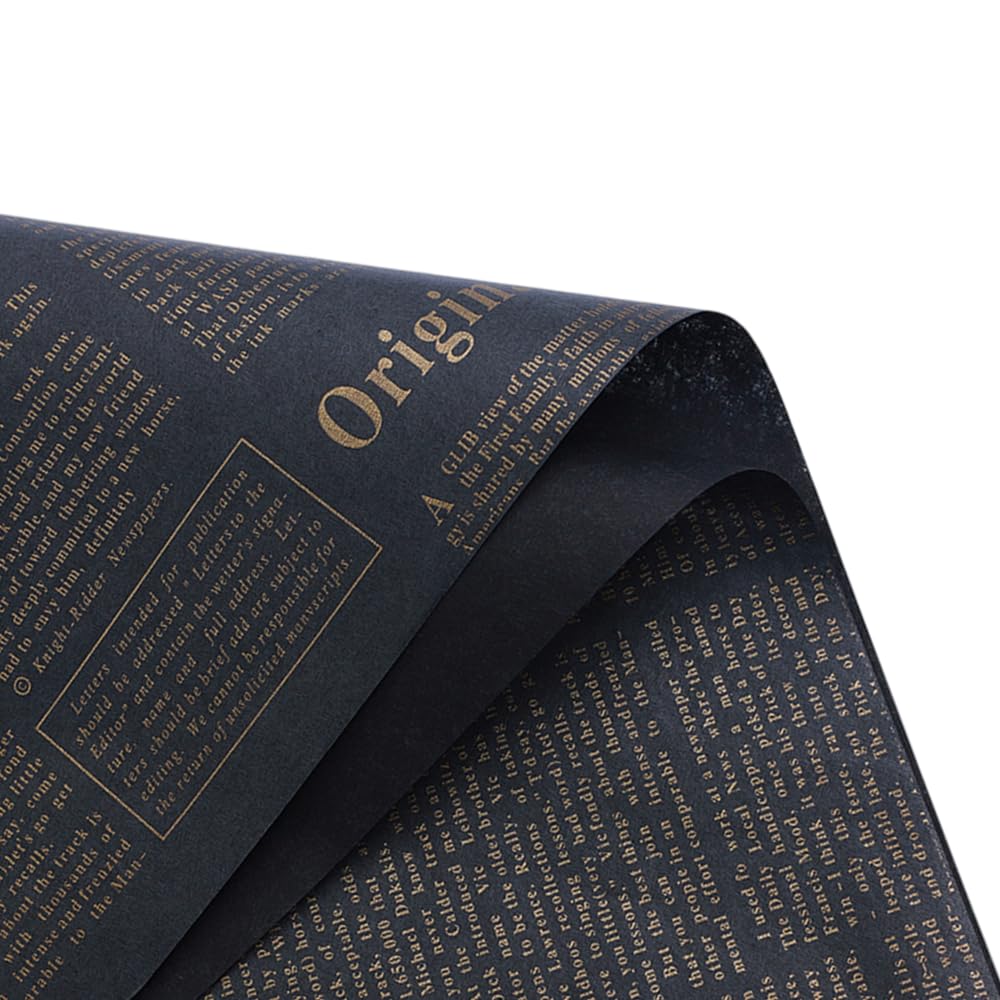 Mua 20 Vintage English Newspaper Flower Wrapping Paper, Flower Bouquet ...
