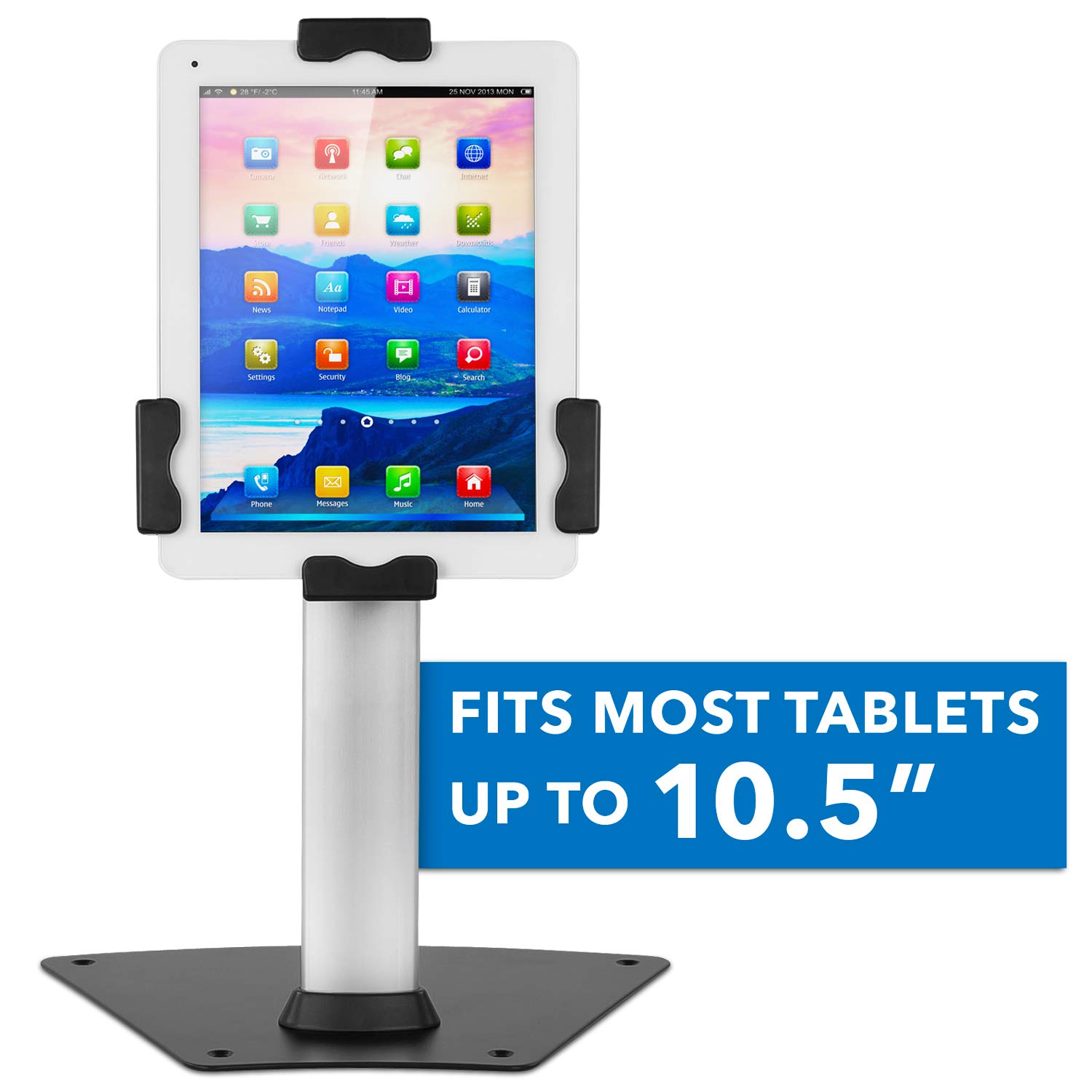 Mount-It! Secure Universal Tablet Kiosk POS - Locking Tablet POS ...