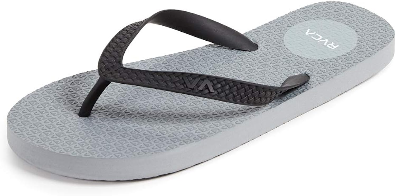 Amazon.com: RVCA Sleeper Rubber Sandal Grey 13: Clothing