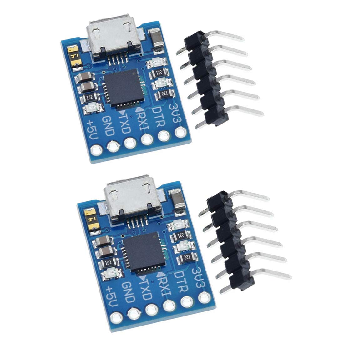 Mua Hailege 2pcs CP2102 Micro USB to UART TTL Convert Module 6-Pin ...