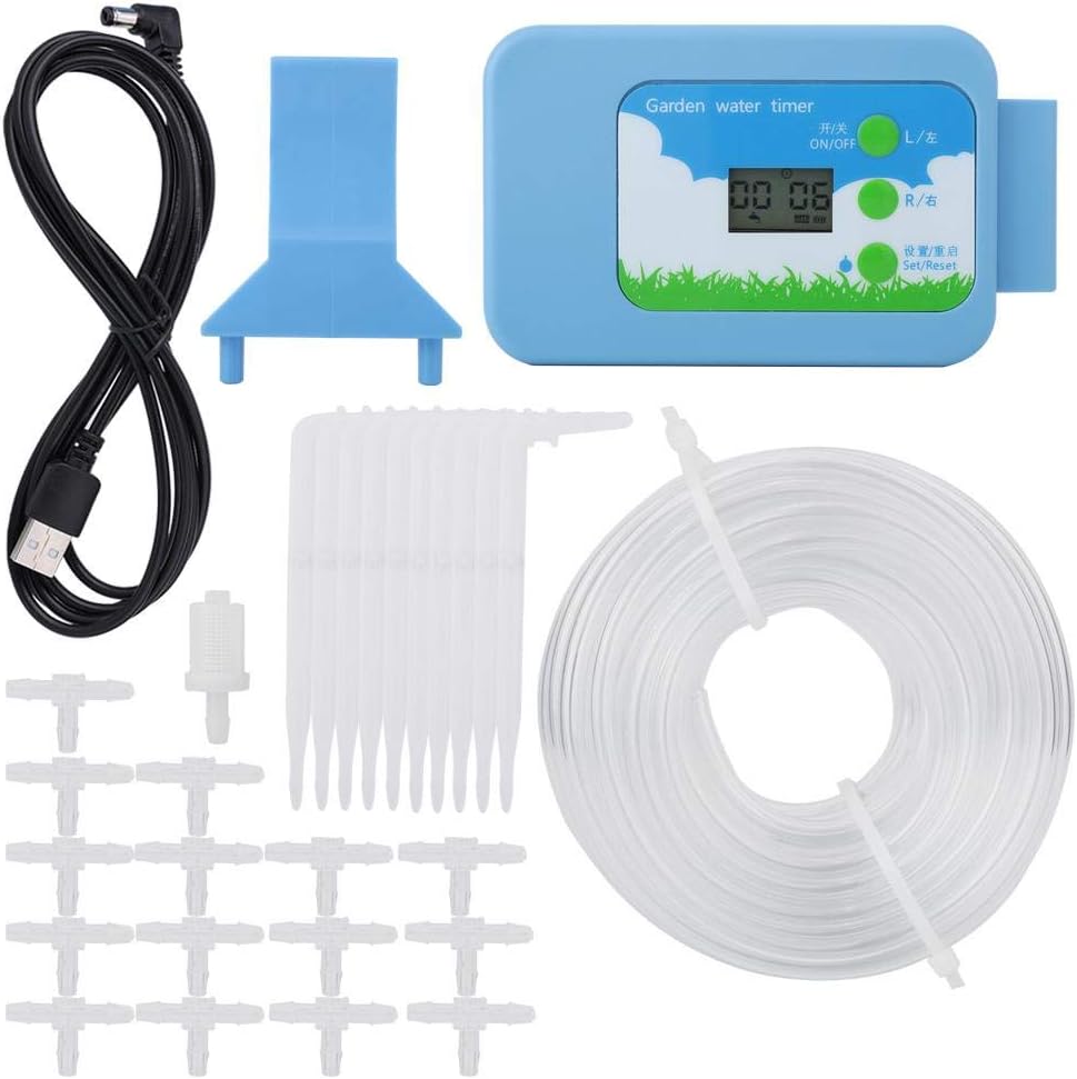 LCD Irrigation Controller Kit Water Timer Automatic Watering System for ...