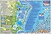Cancun & Riviera Maya Mexico Adventure & Dive Map Laminated Poster by ...