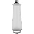 Moen 97466 Monticello Replacement Lever Handle Insert, Porcelain and Chrome
