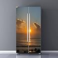 Amazon.com: Self Adhesive Vinyl Refrigerator Wrap Set Florida Beach ...