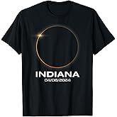 Amazon.com: Total Solar Eclipse 2024 Totality Indiana T-Shirt ...