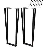 Amazon.com - Warmaxx Black Metal Furniture Table Legs 30 inch Height ...
