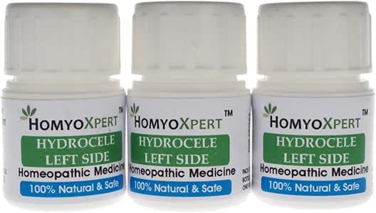 Amazon.com: HomyoXpert Hydrocele (Left Side) Homeopathic Medicine for ...