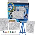 Amazon.com: Innovative Designs Sonic The Hedgehog Canvas Paint Set for ...