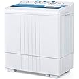 Amazon.com: KUPPET Compact Twin Tub Portable Mini Washing Machine 21lbs ...